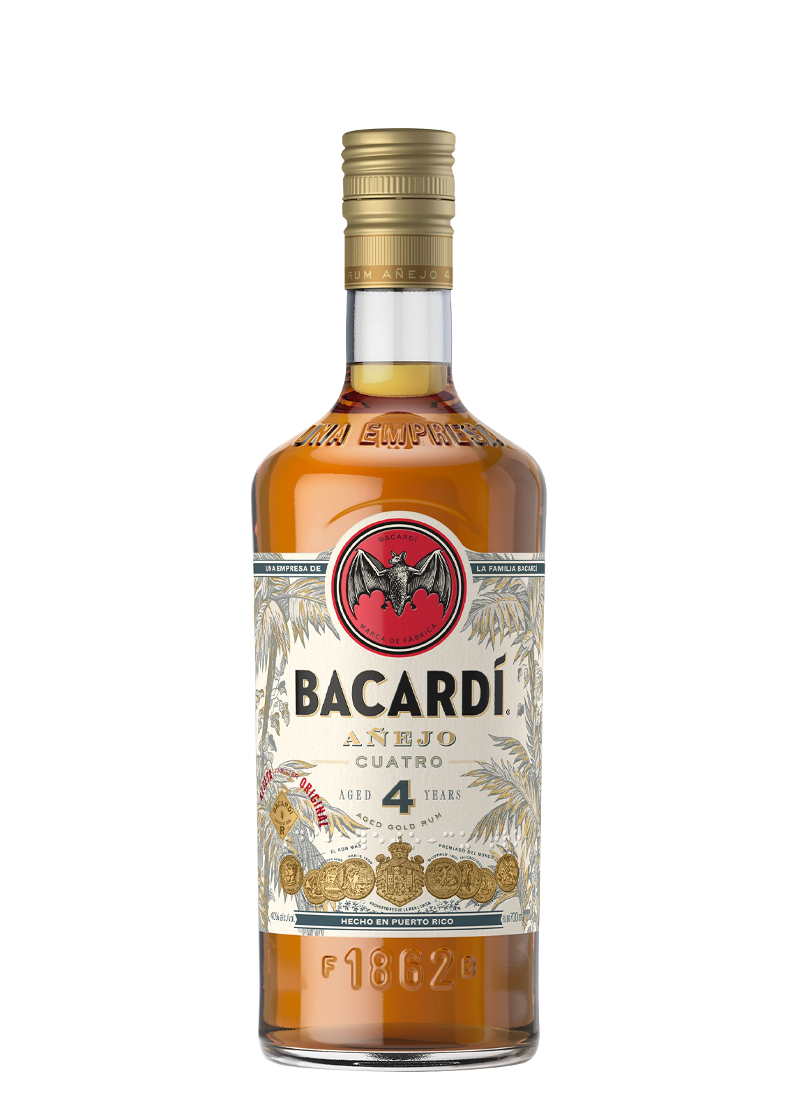 Bacardi Anejo Cuatro 4YO 70cl - Order online Rum in Dubai